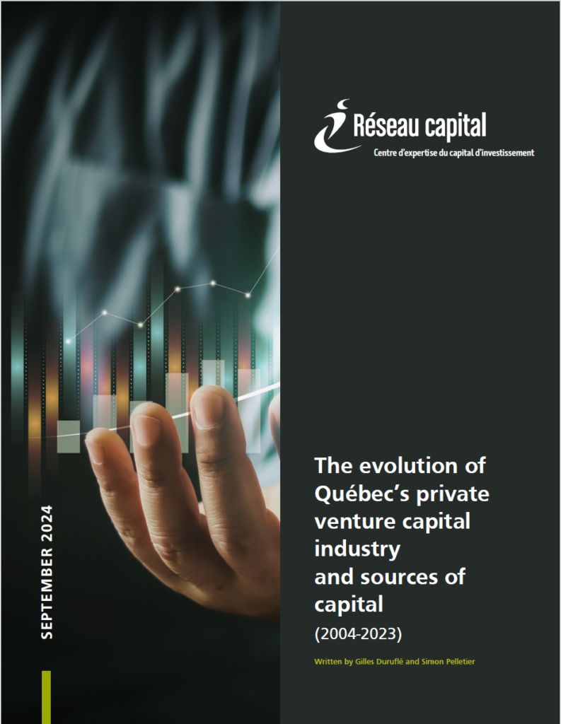 The evolution of Quebec's private venture capital industry and sources ...